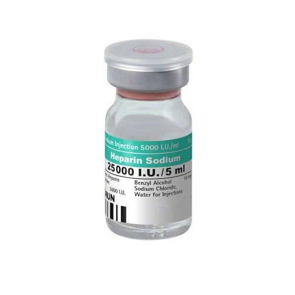 SAKARIN 25000 Heparin Sodium 5000IU / mL Solution for IV/SC Injection ...